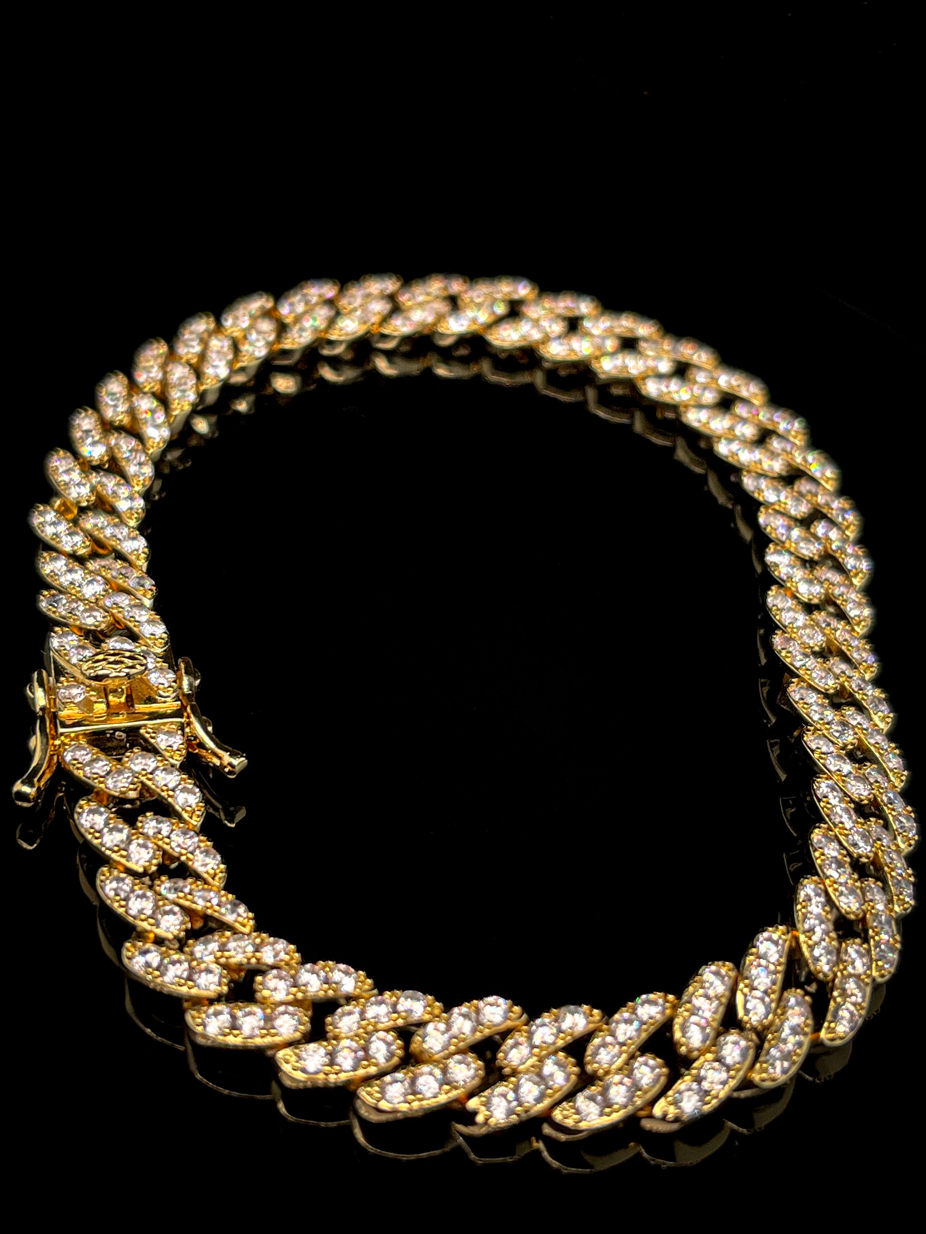 Cuban Bling Anklet – Ancient Aura Jewelry