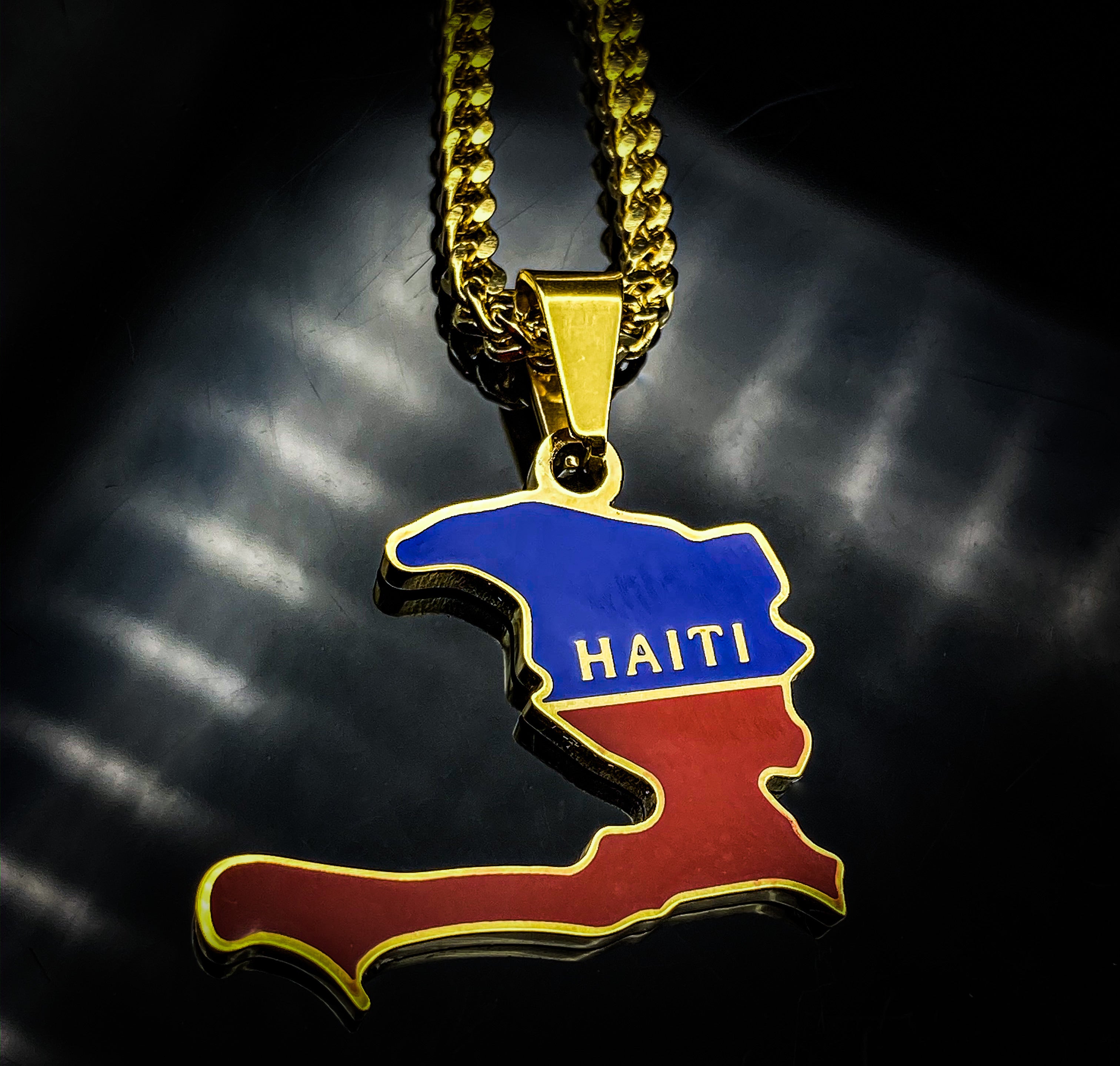 Haitian Flag Chain – Ancient Aura Jewelry