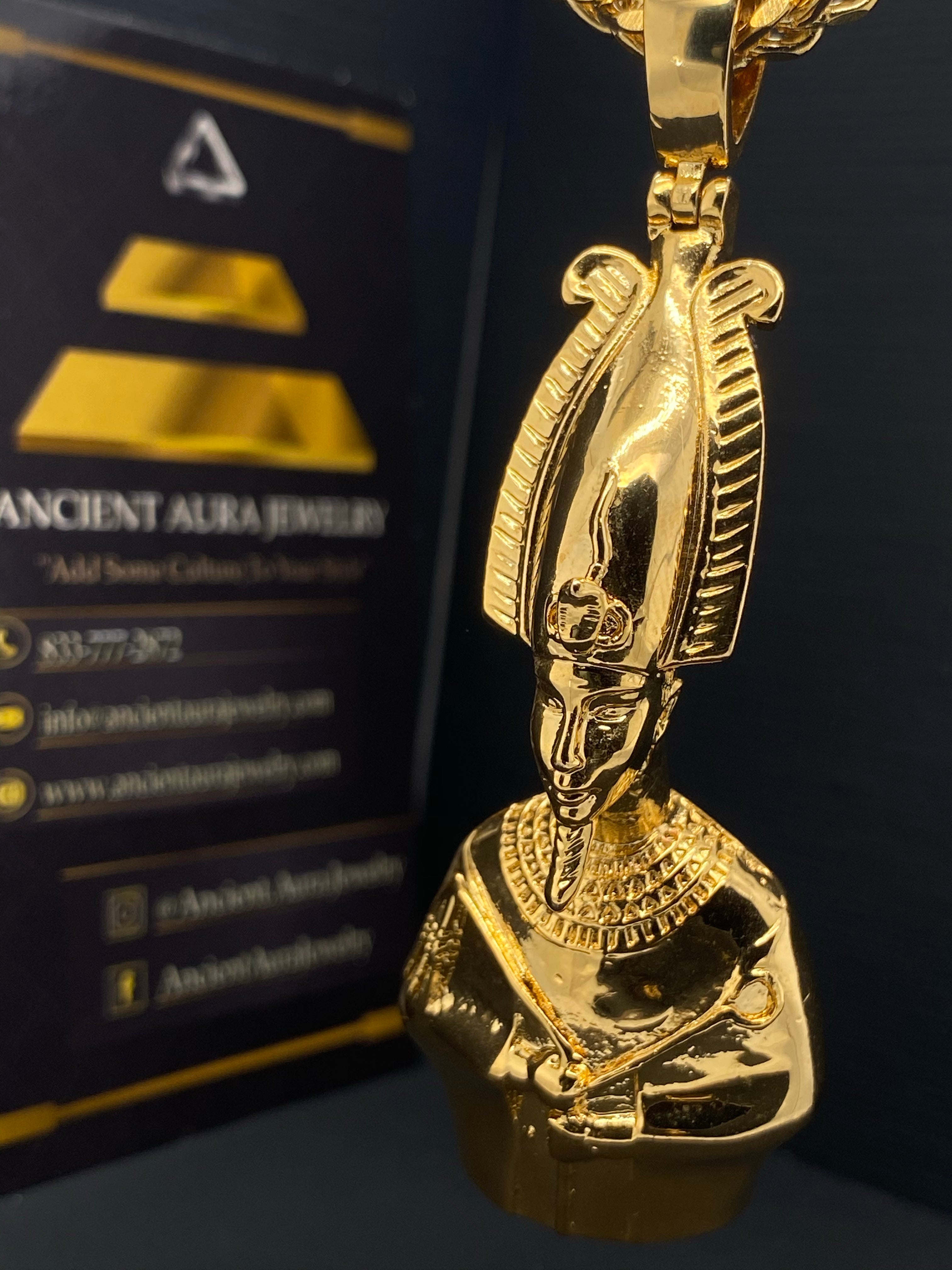 Ausar/ Asar/ Osiris Gold Chain – Ancient Aura Jewelry