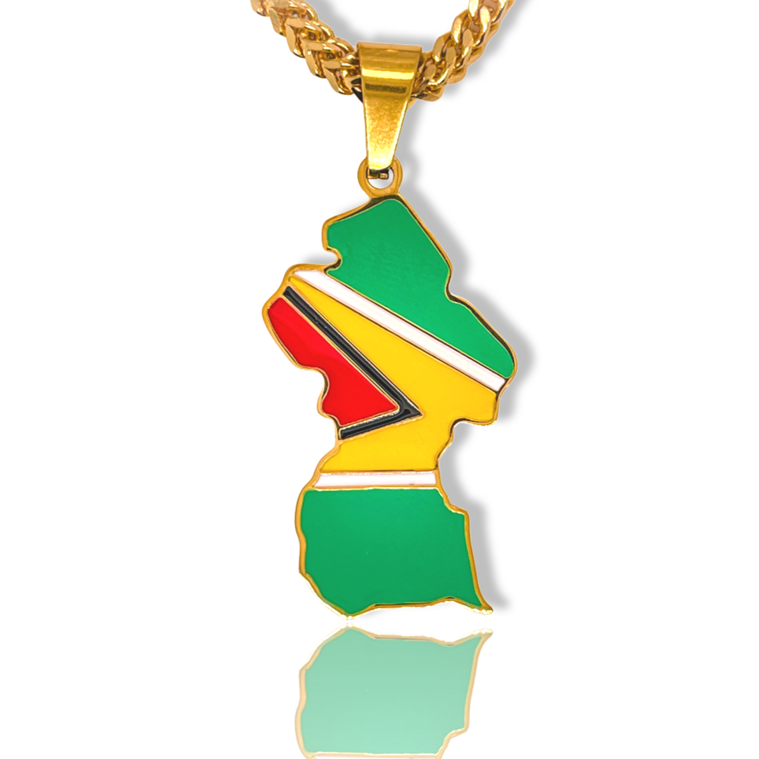 Guyana Flag Chain – Ancient Aura Jewelry